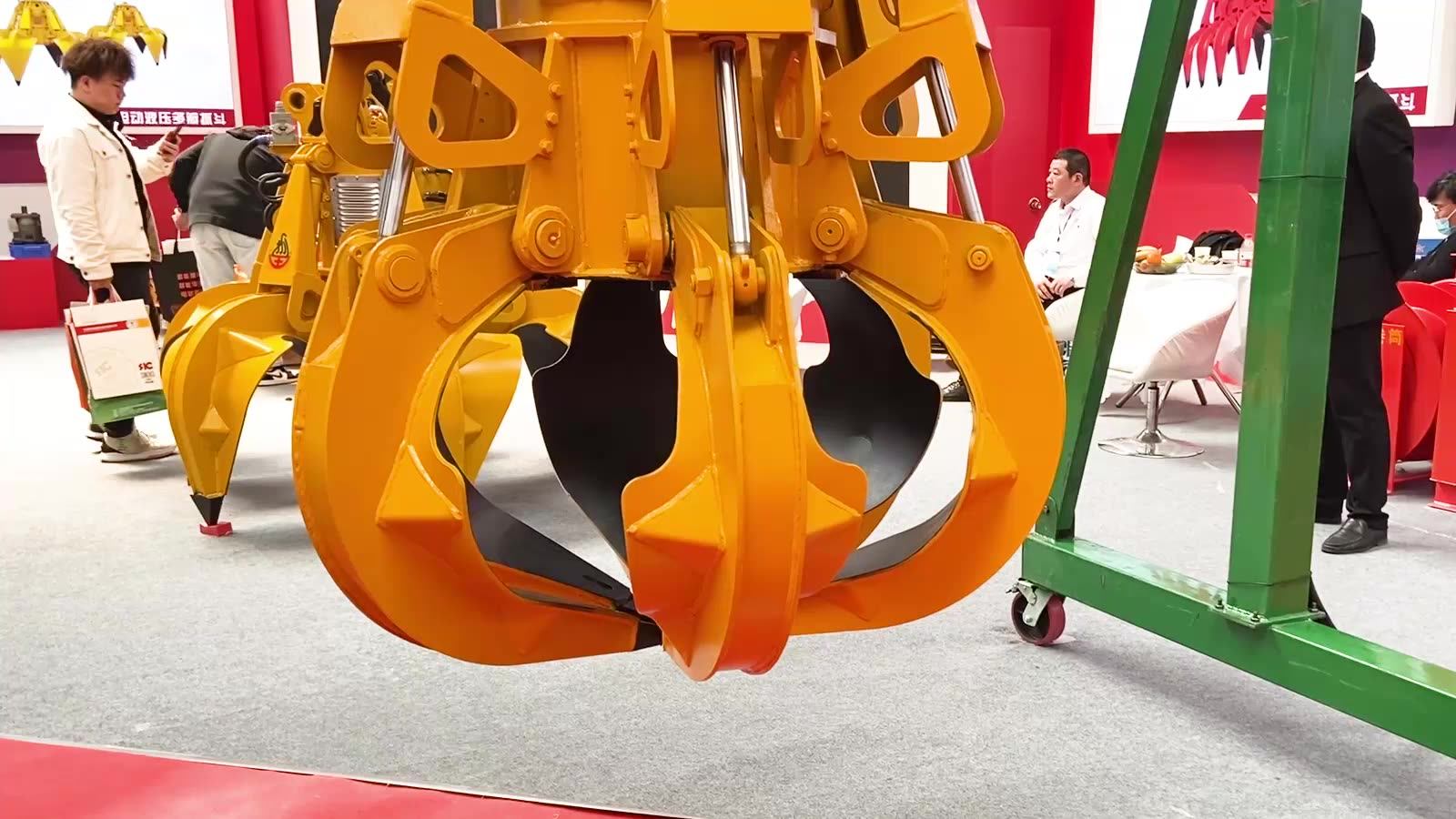 25 Ton Electric Hydraulic Many Disc Metal Scrap Grab Bucket - Buy ...