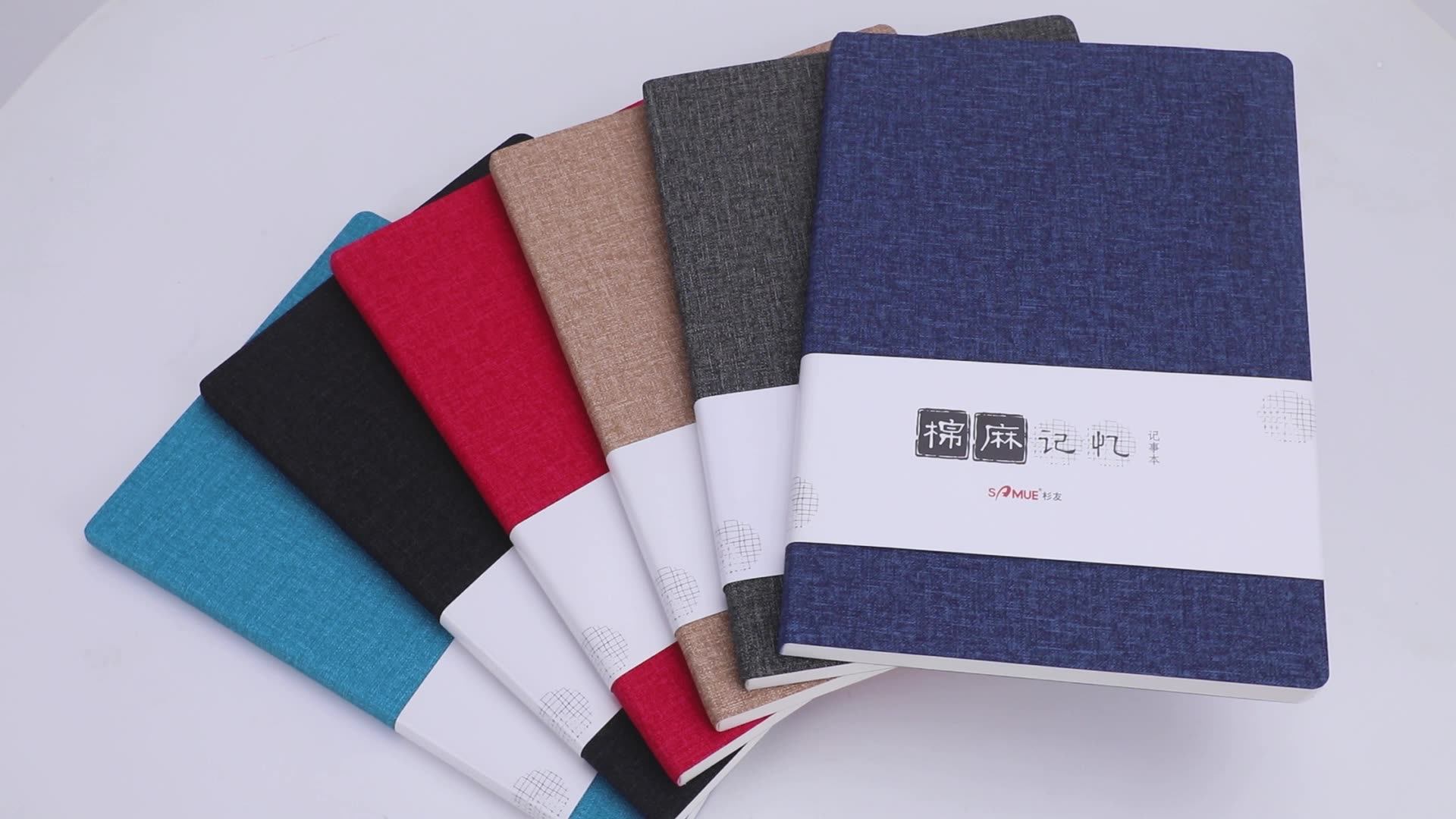 A5 Black Custom Design Embossed Logo Leather Notebook Journal Notepad ...