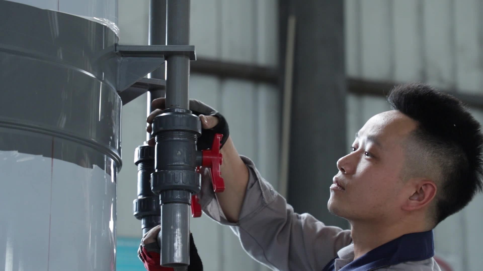 Spray Tower Waste Gas Treatment Equipment Waste Gas Absorption Tower Pp ...