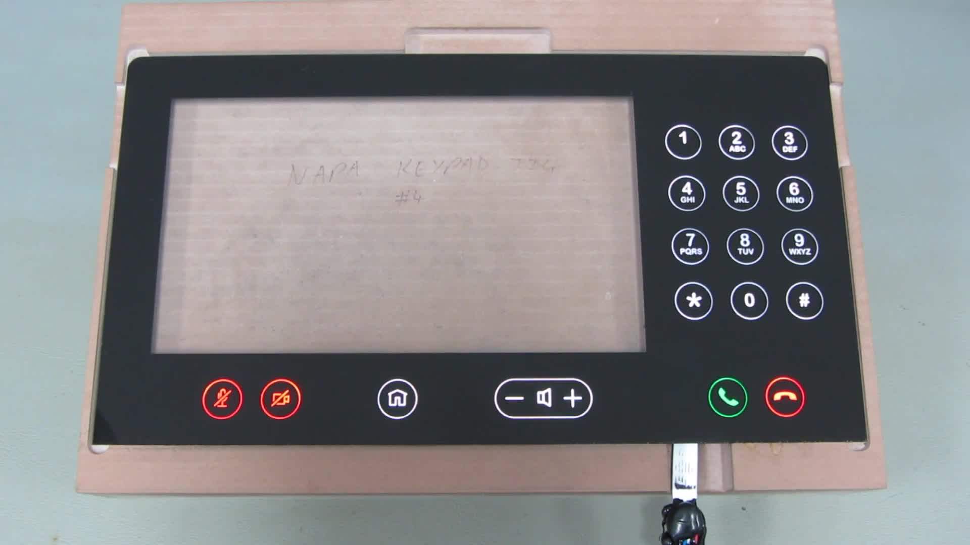 Access Control Keypad Capacitive Touch Button Panel - Buy Access ...