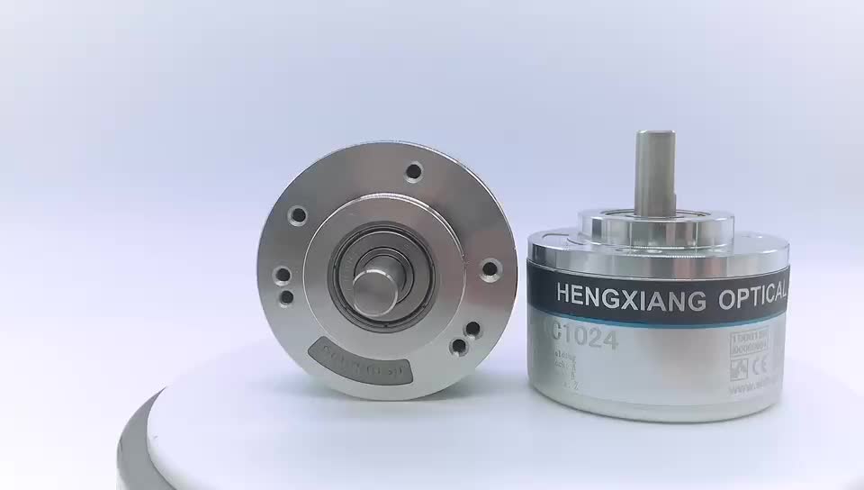 S50 Ip65 Solid Shaft Optical Rotary Encoder Push-pull Ttl Htl Abz ...