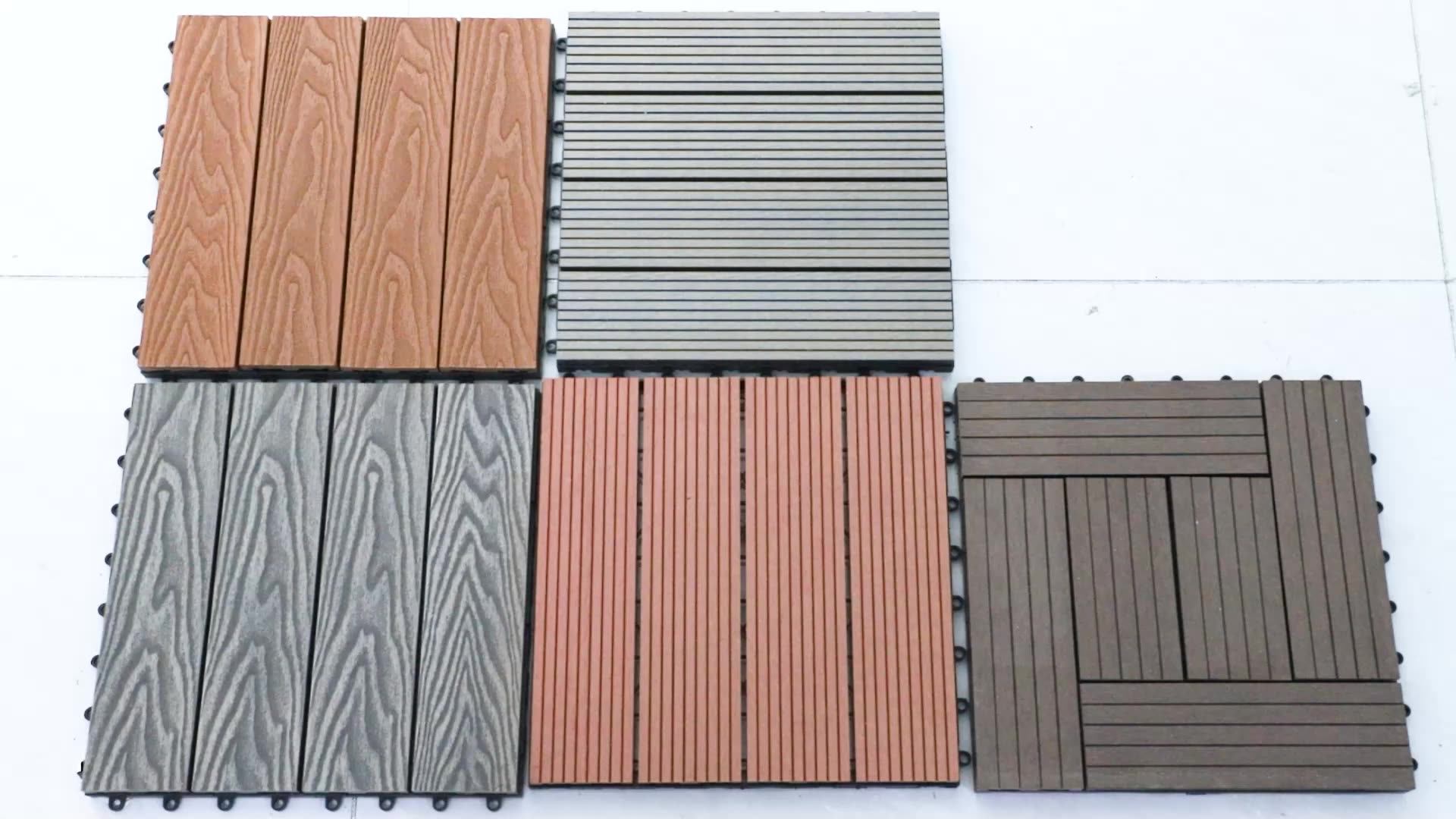 Easy Installation Diy Decking/ Wpc Diy Decking Tiles - Buy Diy Decking ...