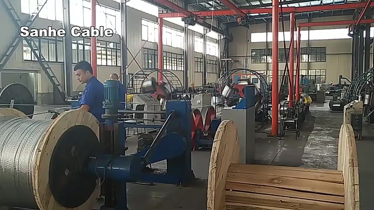 Overhead Aluminum Stranded Acsr Conductor Fox Bear Goat Bs Standard ...