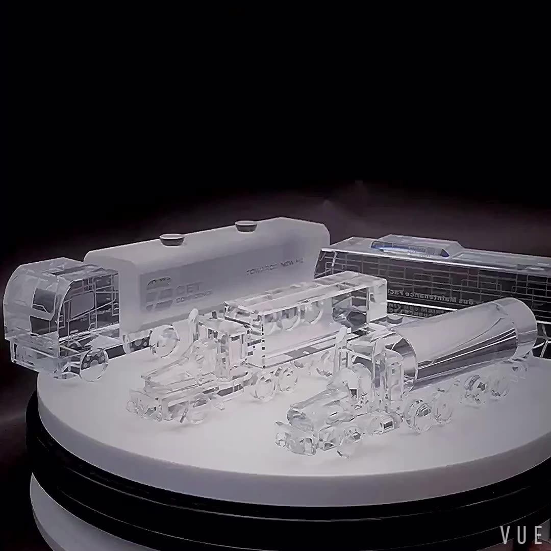 Noble High Quality 3d Crystal Model Business Gift Racing Car Award ...