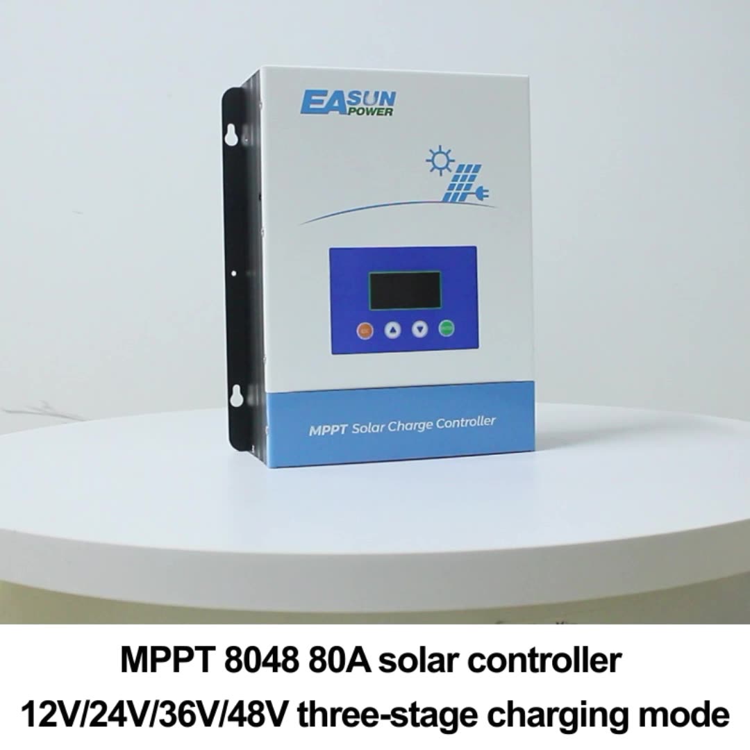Mppt Solar Controller 80a 12v/24v/48v Solar Charger Battery Charger Max 150vdc Charge Controller ...