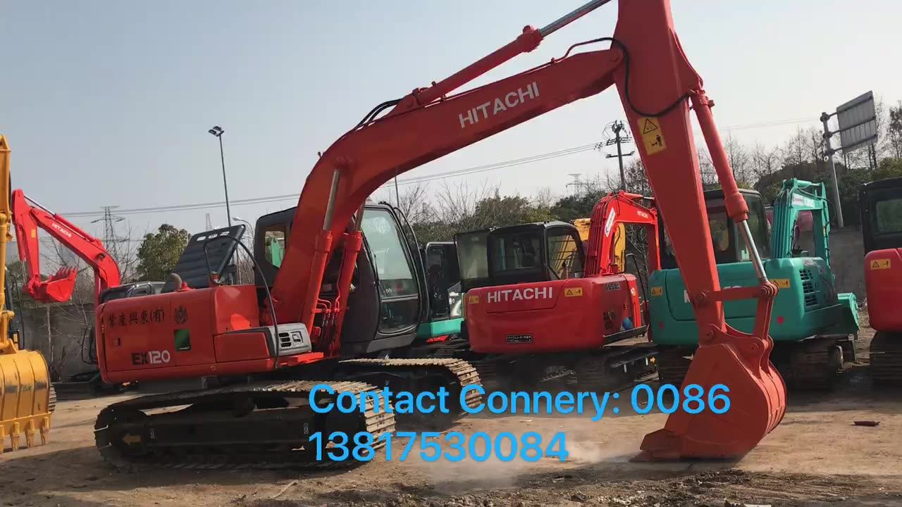 All Original Used 12t Excavator Hitachi Ex120-5 Zx120 / Used Hitachi ...