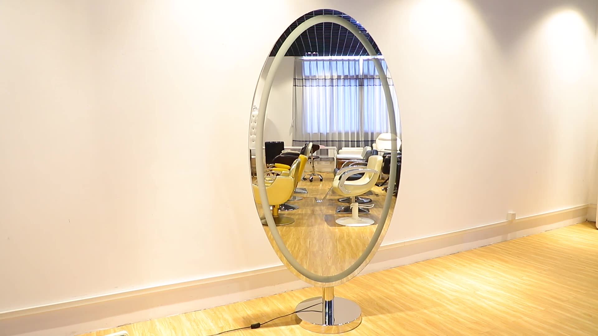 Hair Salon Double Sided Styling Station Salon Furniture Smart Control ...