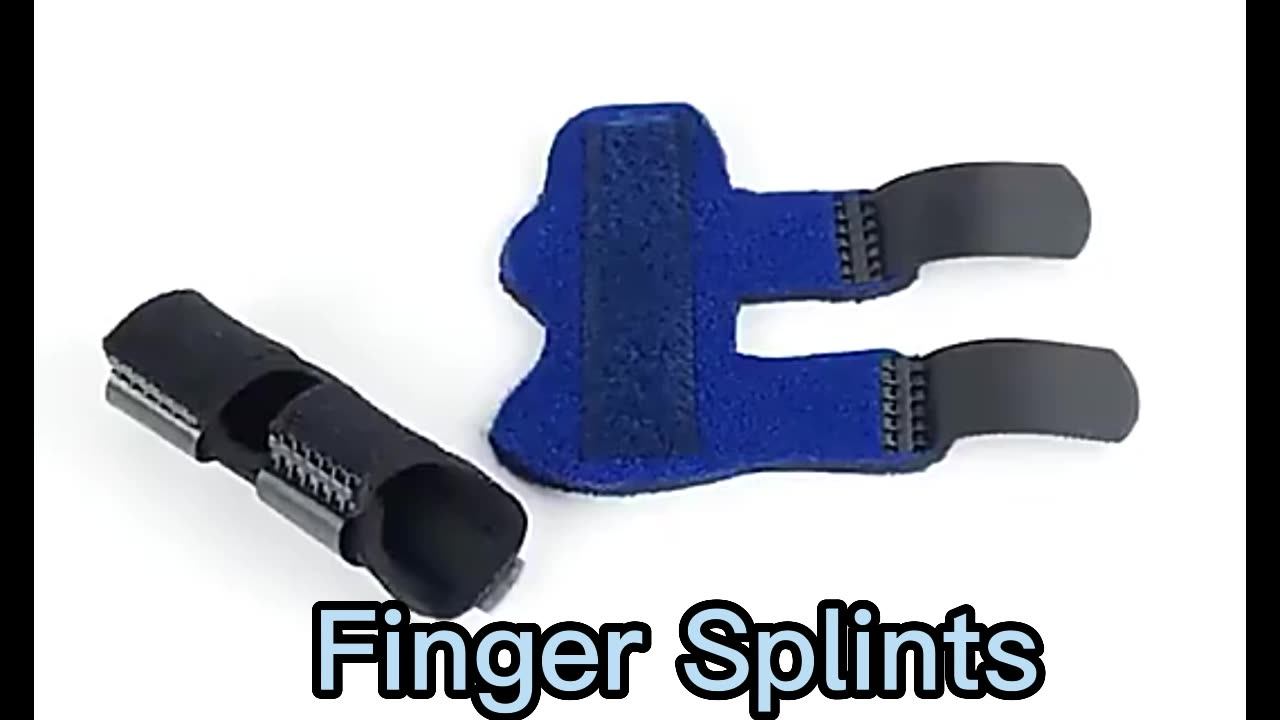 Pain Relief Finger Fixing Splint Straighten Brace Adjustable Sprain ...
