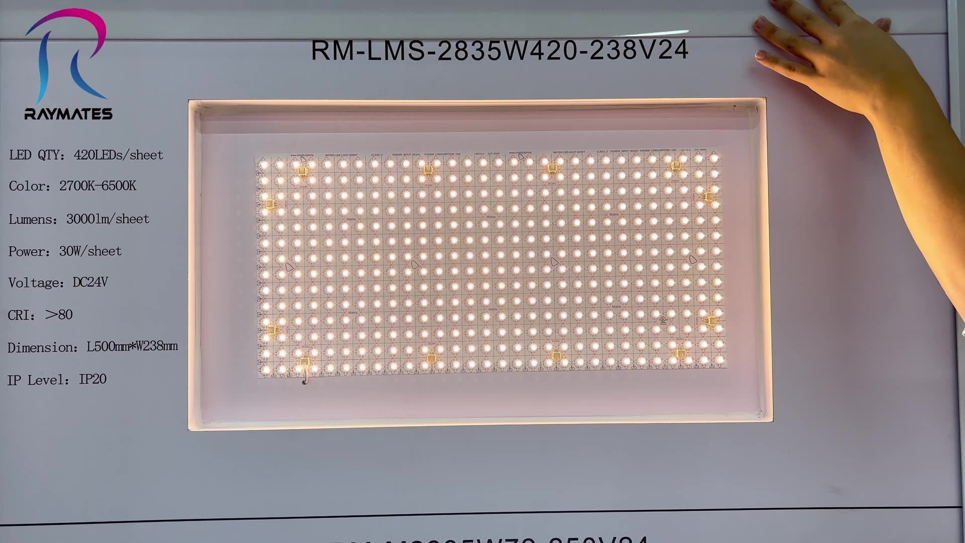 Cct 2700+6500k Tunable Dual Color Flexible Led Sheet Light Smd2835 ...