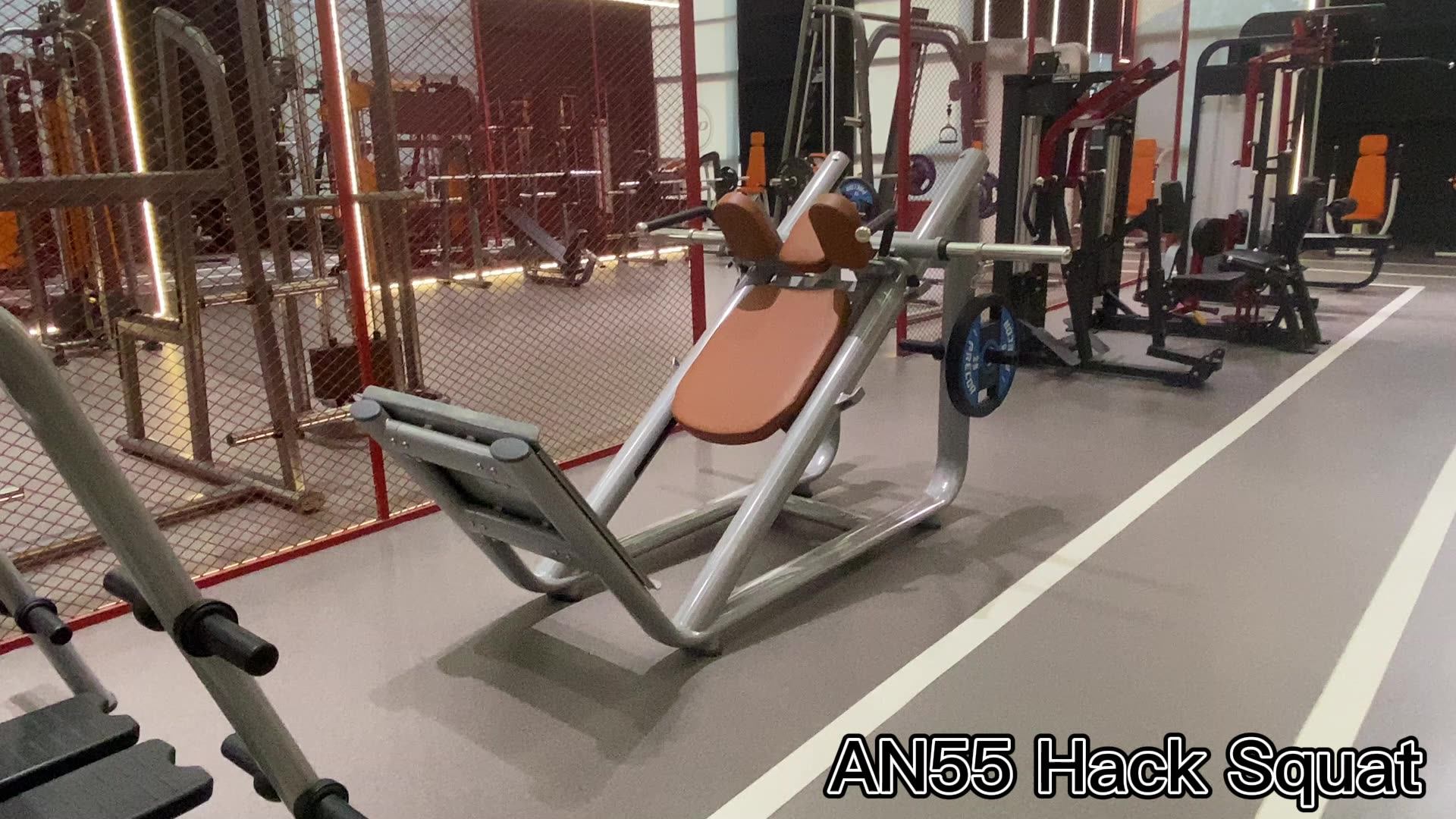 Factory Price Hack Squat Leg Press Fitness Plate Loaded Machine Hack ...