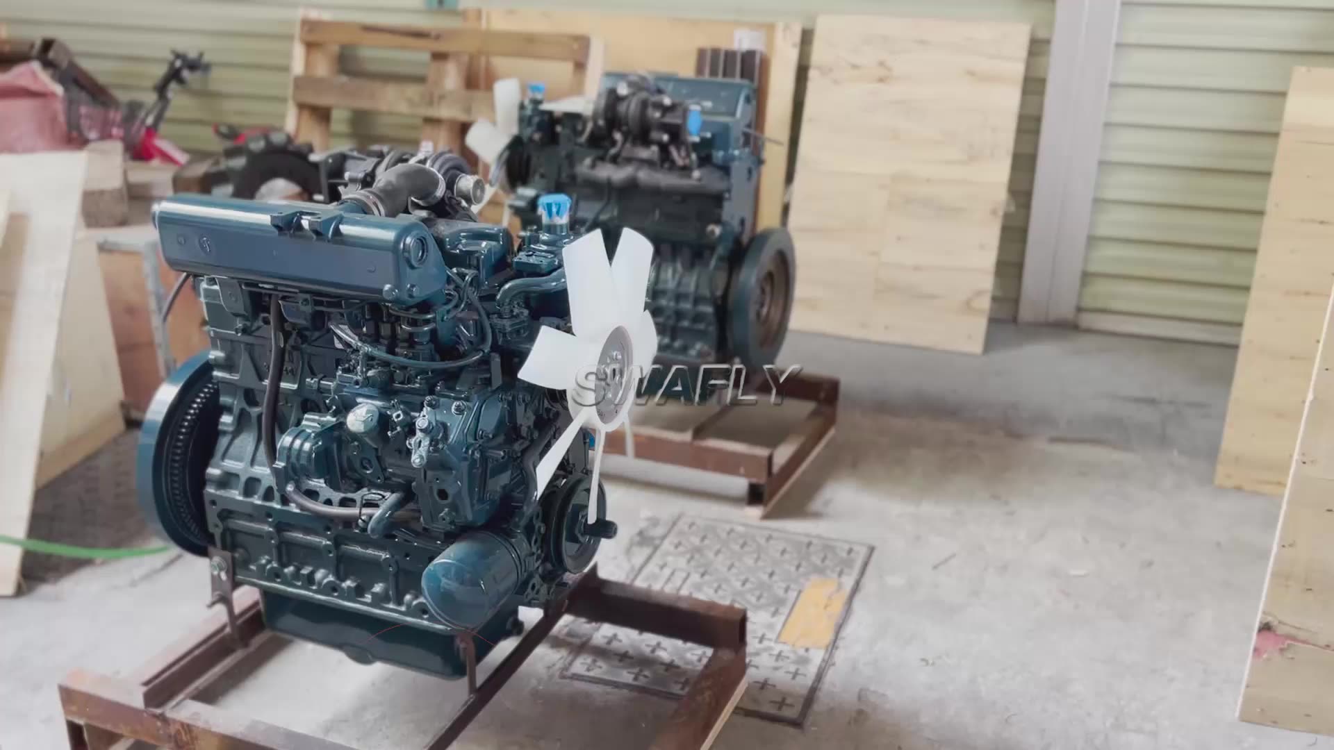 Swafly Genuine New For Kubota D1703 Engine Motor D1703-bg-eu1 Engine Assembly Excavator Parts ...