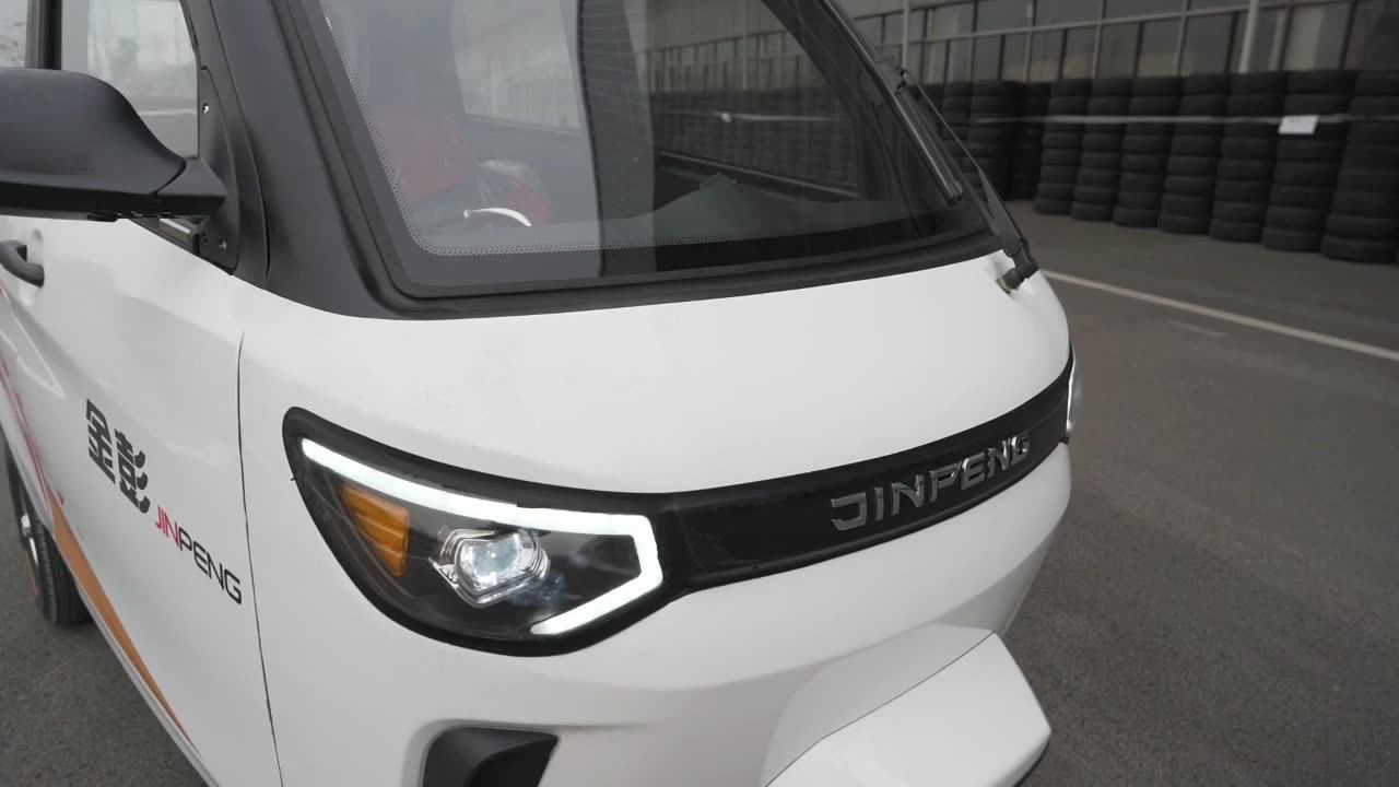 Jinpeng Fully Enclosed Trike Adult Closed Electric Tricycle Closed ...