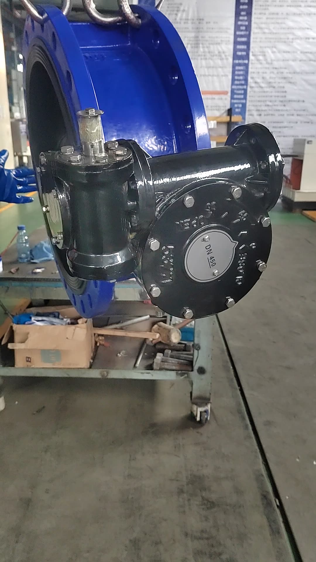 法兰蝶阀D41X-16衬胶软密封手动蝶阀三元乙丙橡胶零泄露阀门DN100-阿里巴巴