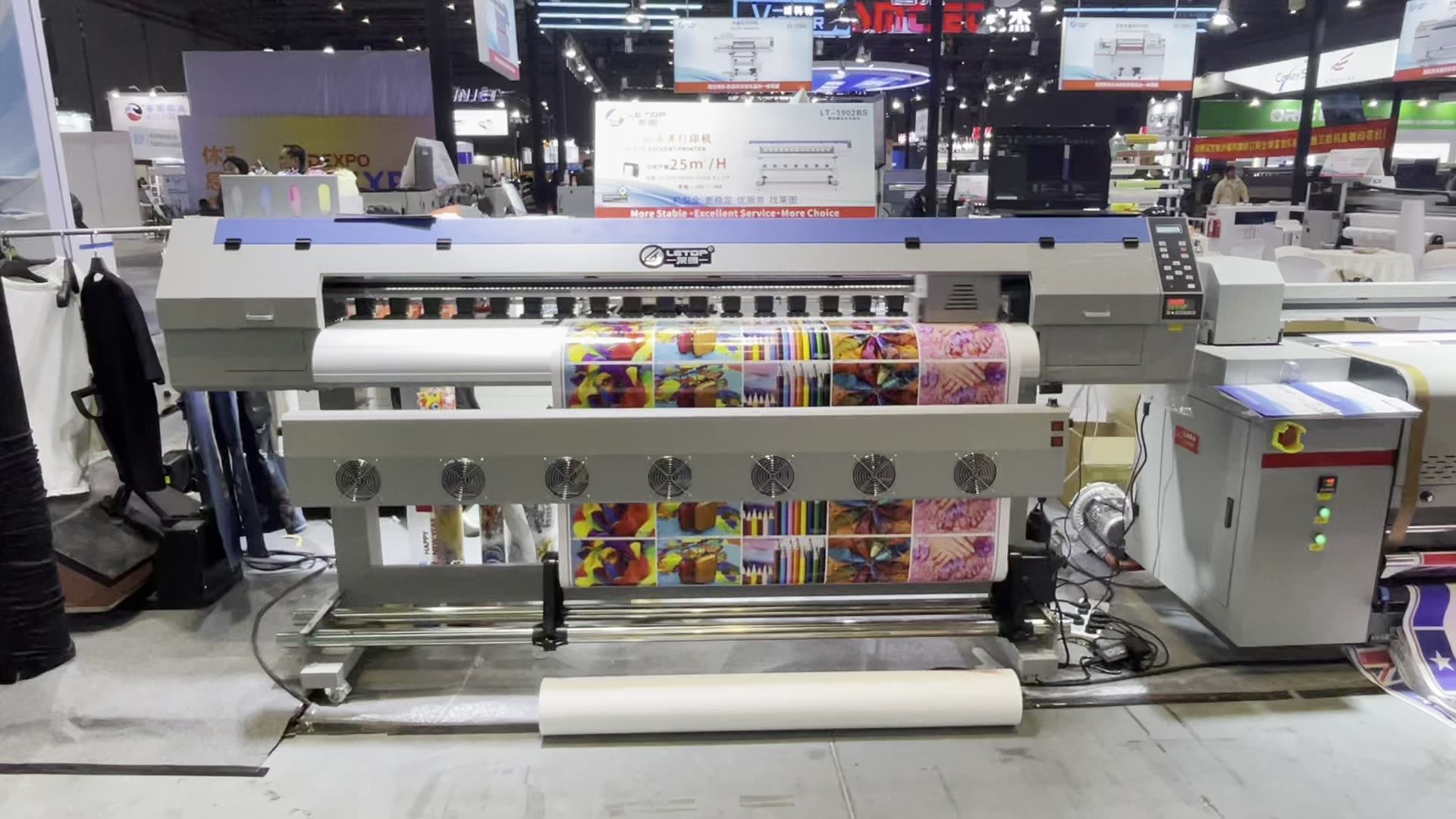 New Design I3200-u1 Double Printheads Automatic Inkjet Printers 1.6m 1 ...