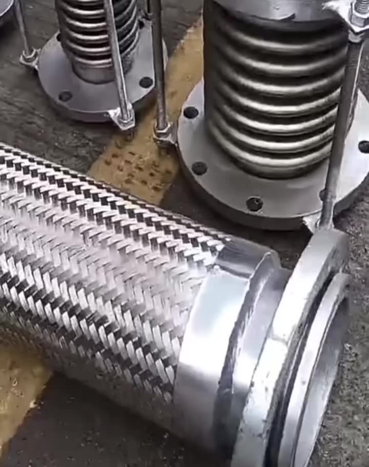 Wz Flange Connection Ripple Compensator Coupling Telescopic Expansion ...