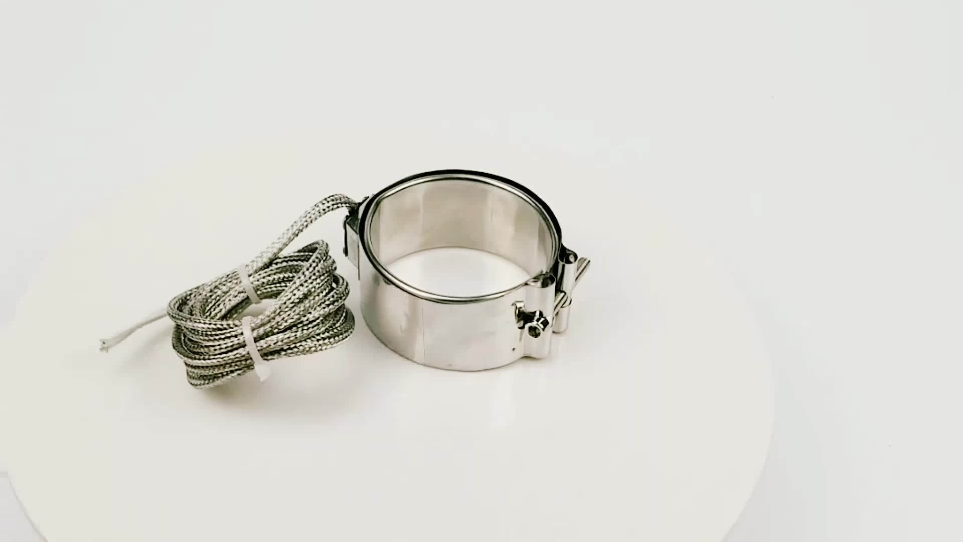 Electric Resistance Axial Clamp Band Coil Heater With Thermocouple Type ...