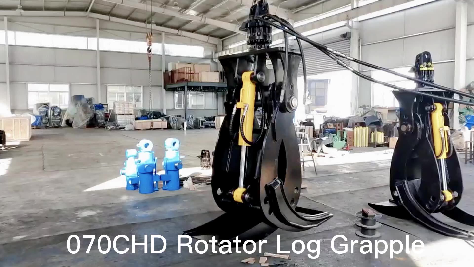 Logging Equipment Machine Combination Bypass Grapple Claw 070 Hydraulic ...