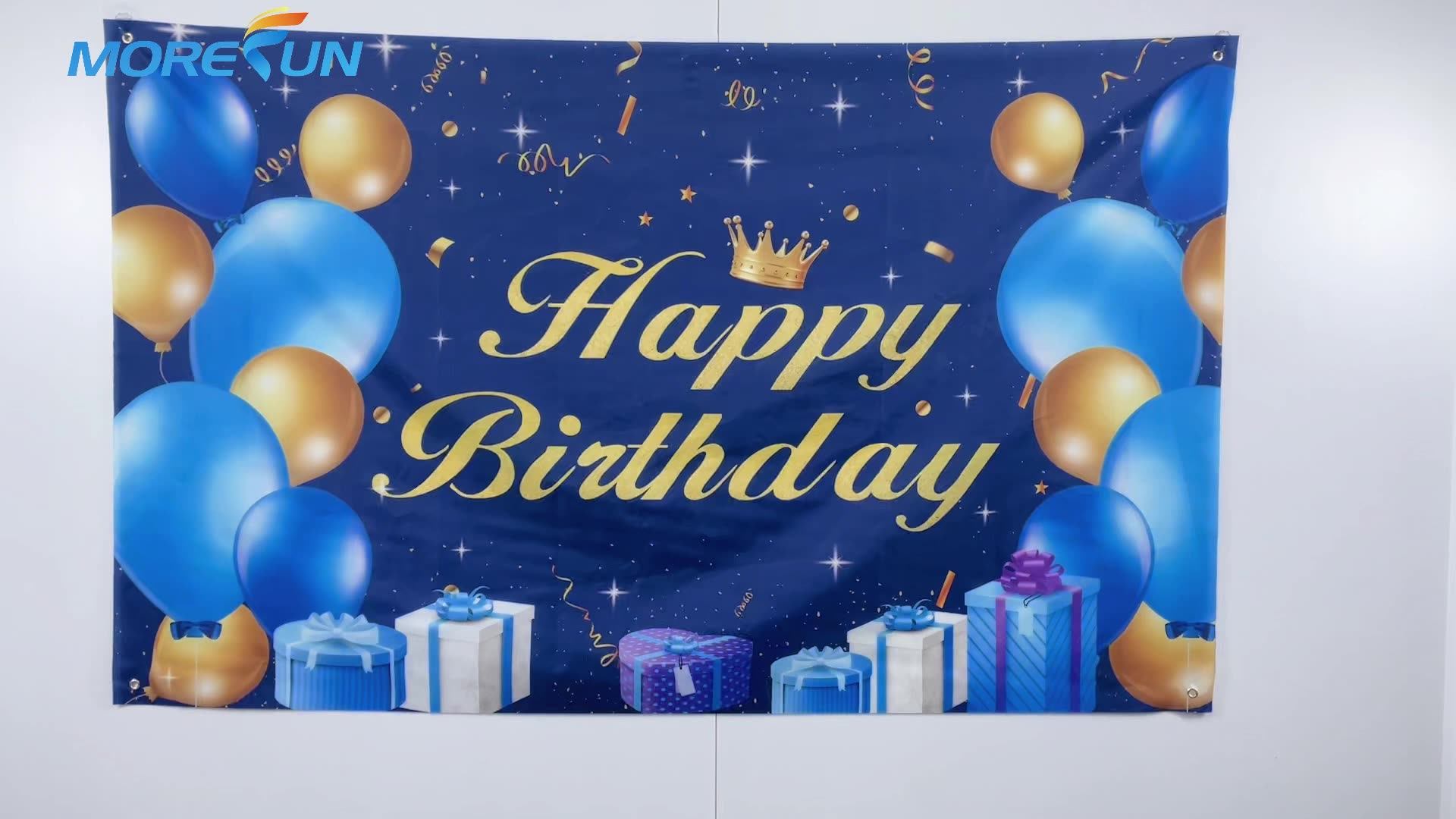 Wholesale Happy Birthday Banners Party Decorations Birthday Party Photo ...