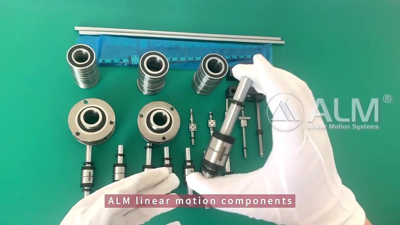 Sbr Round Linear Guide Rail With Support Linear Shaft Bearing Rail ...