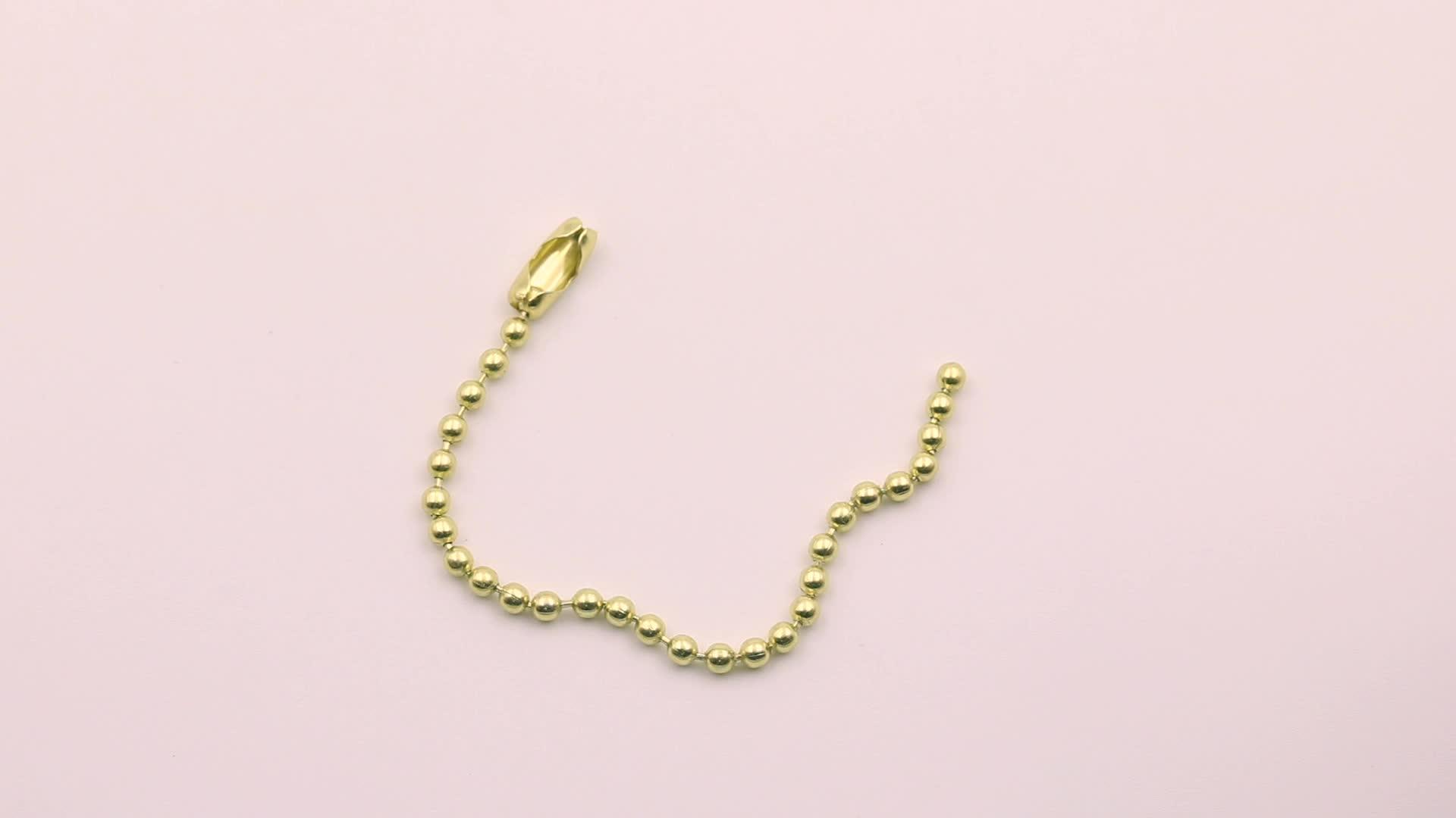Factory Direct Sale Hot Sell High Quality Metal Bead Chain Ball Chain ...