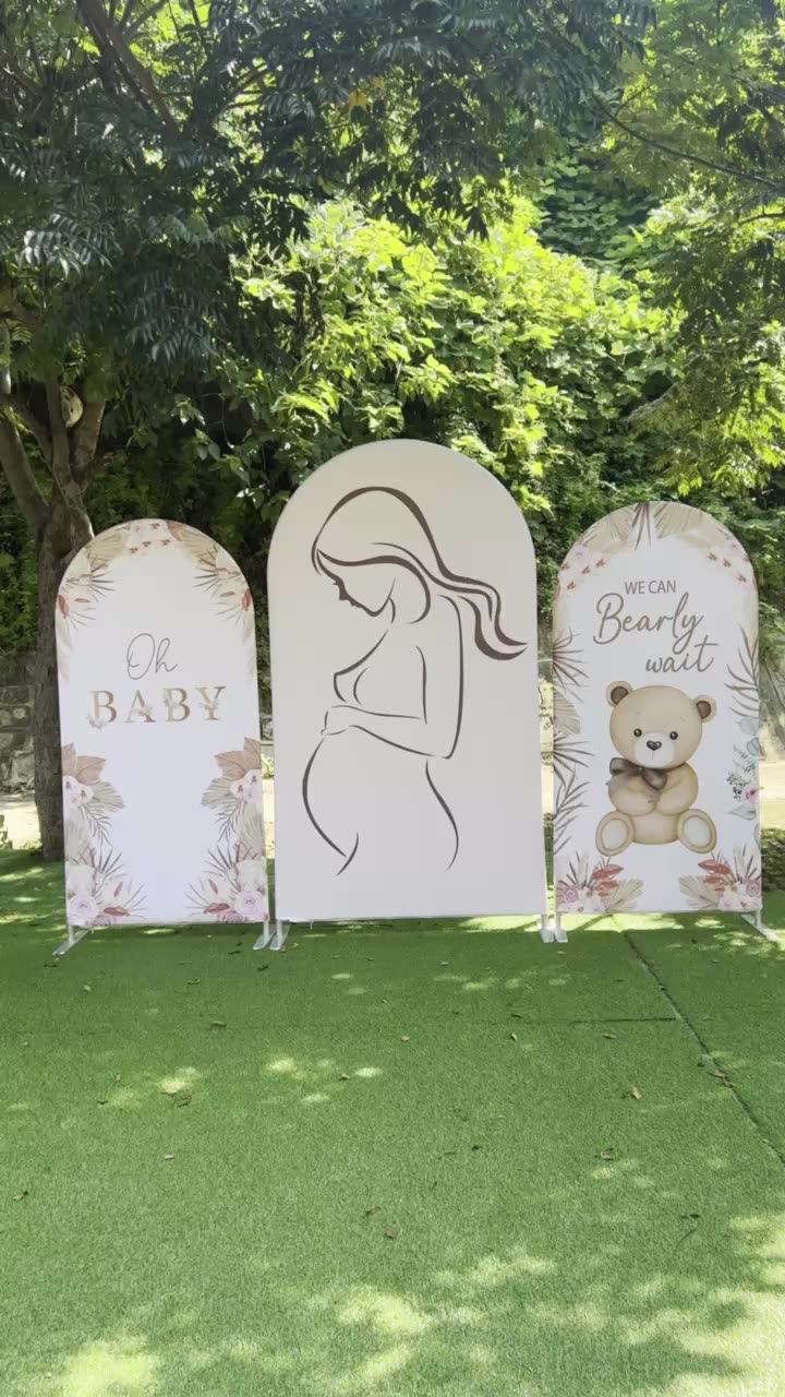 Cartoon Baby Shower Birthday Party Arch Backdrop - Buy Custom Baby ...