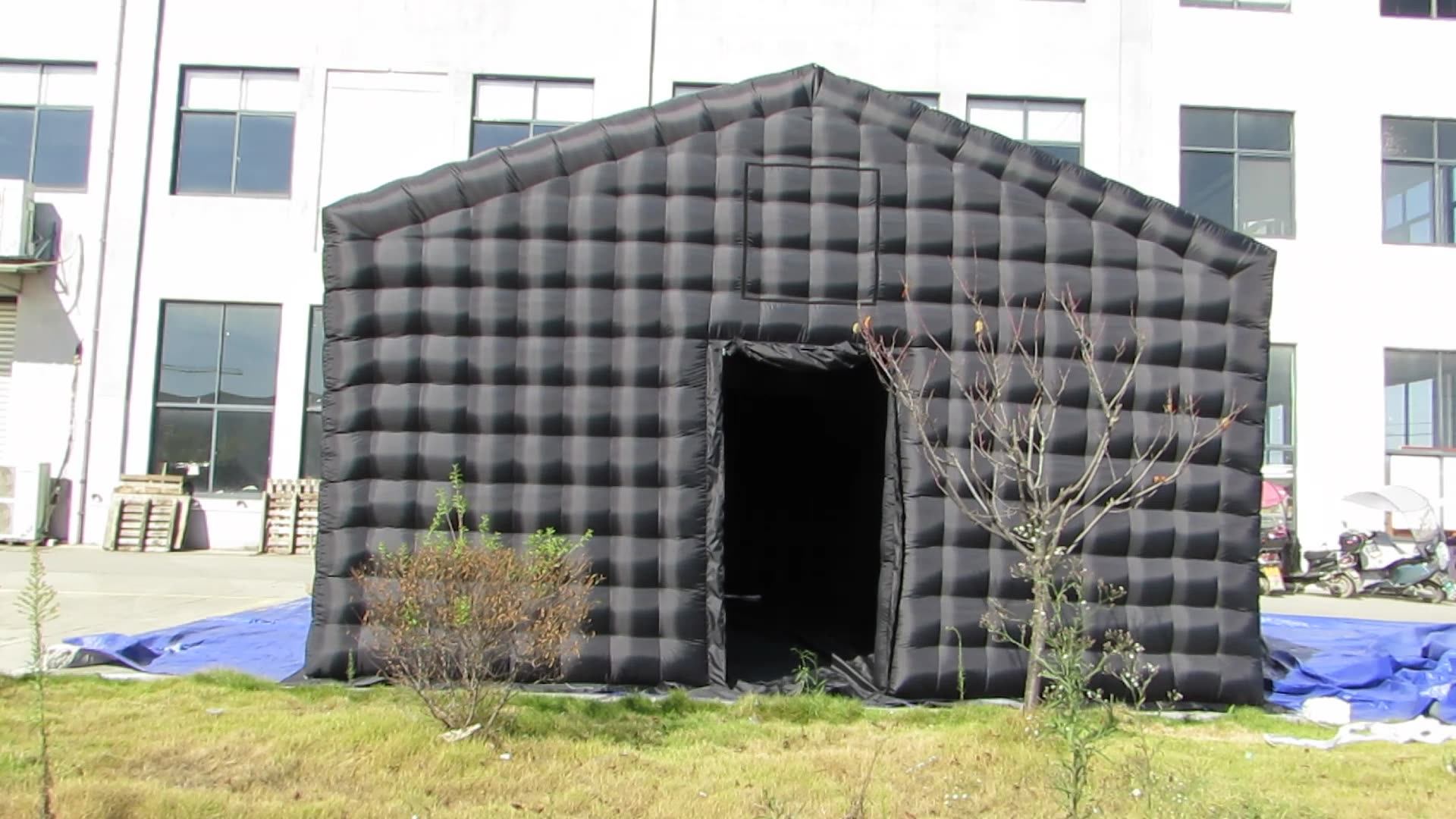 Customized Inflatable Cinema Tent Outdoor Black Large Outdoor ...