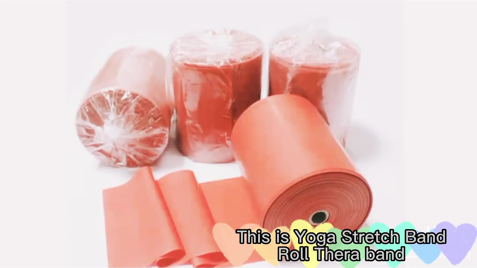 Natural Rubber Latex Sheet Yoga Elastic Straps Gym Workout Stretching ...