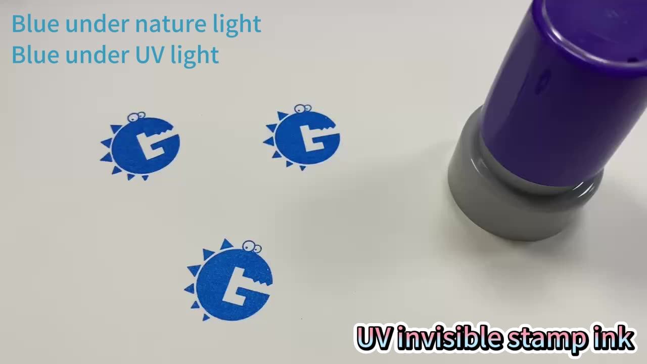 Gdlegend 25ml Uv Quick Dry Stamp Ink Refill Inks For Stamps Ultraviolet ...