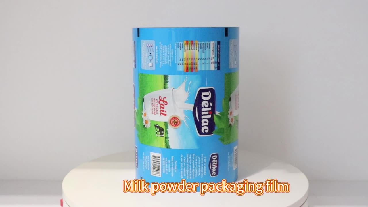 Custom Printed Milk Powder Packaging Bag Roll Flexible Film Laminated ...