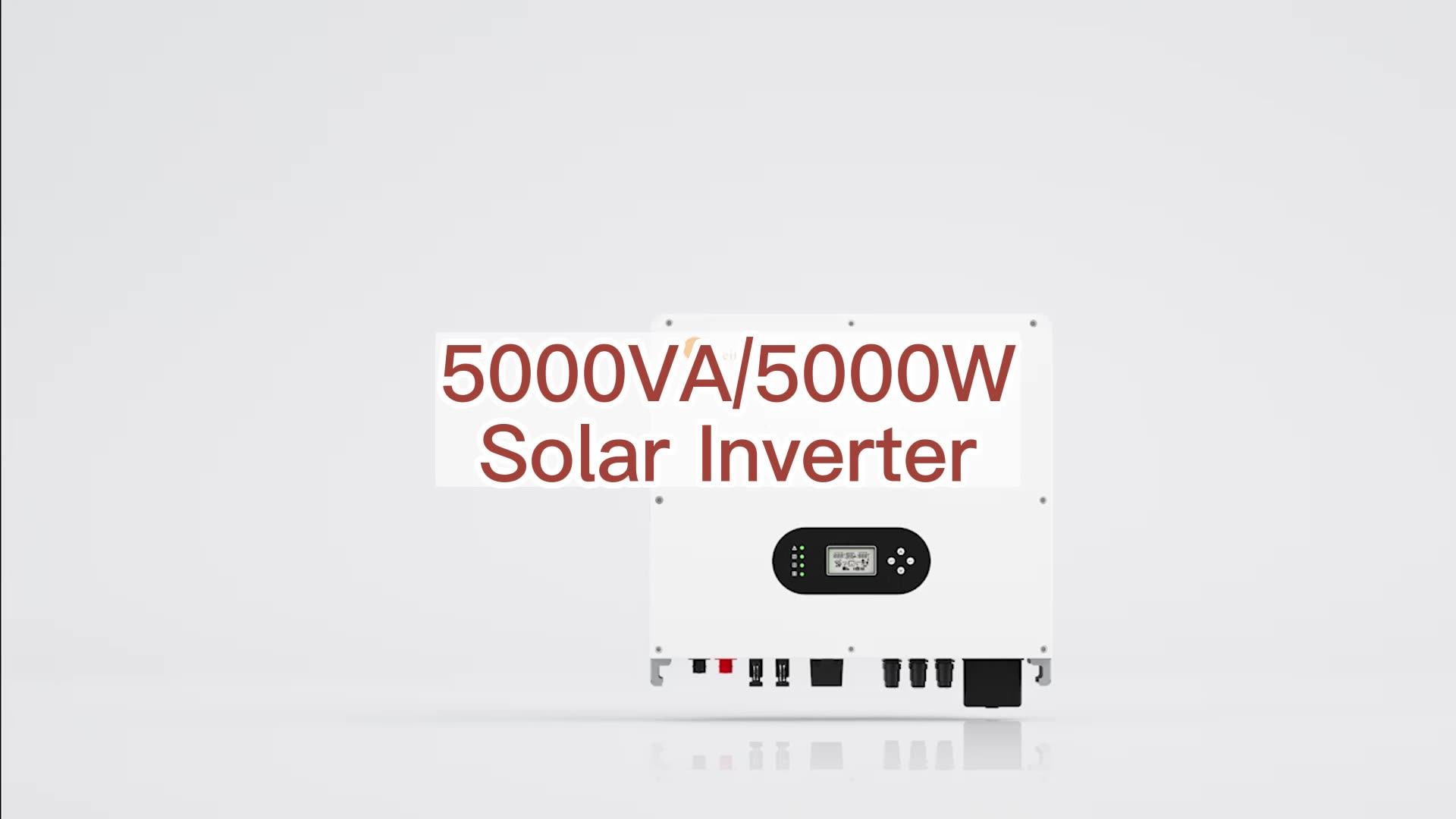 5kw Three-phase Grid-connected Solar Photovoltaic Inverter Household ...