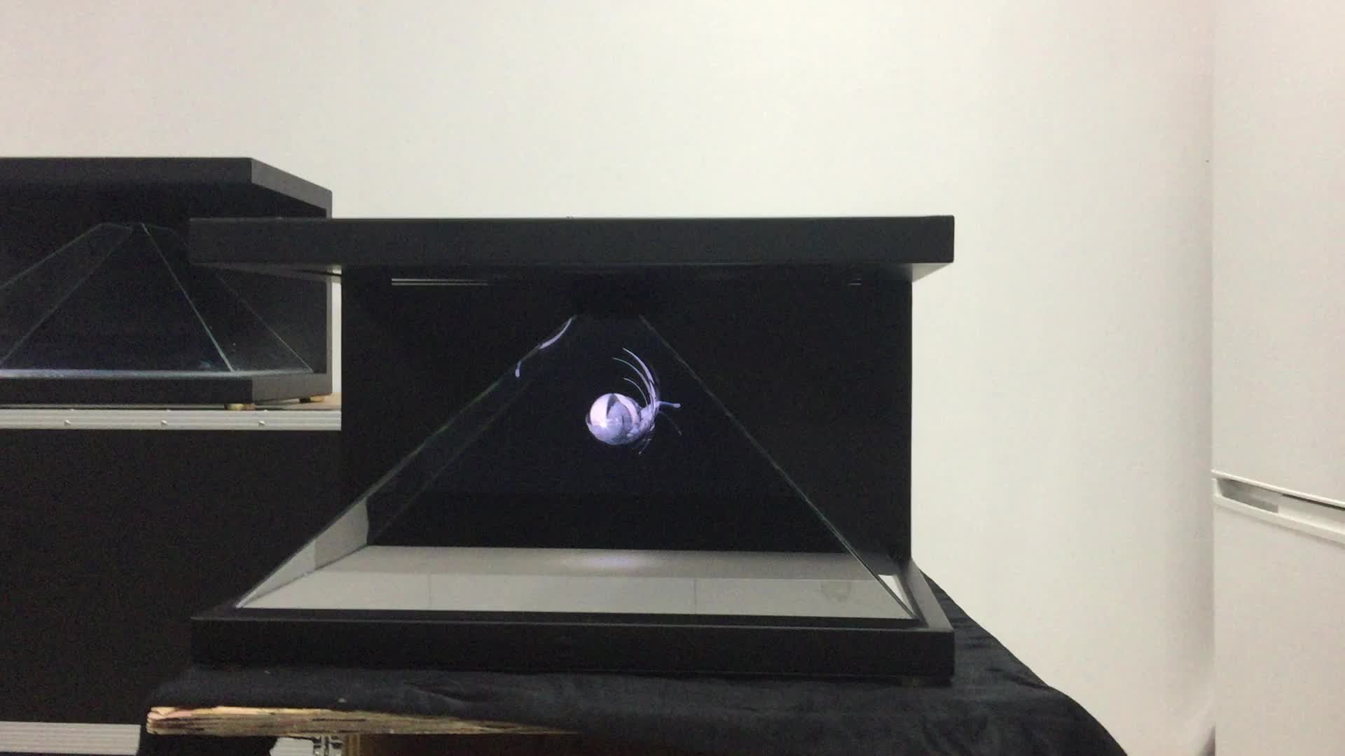 가상 최신 3d 홀로그램 프로젝션 피라미드 3면 22 인치 홀로그램 디스플레이 박스 Buy 3d 홀로그램 프로젝션 홀로그램 피라미드 3d 홀로그램 디스플레이 박스