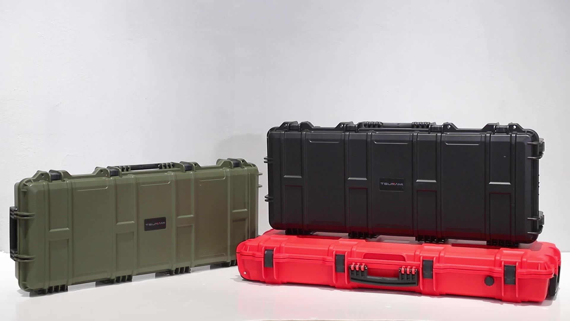 shockproof waterproof outdoor military plastic hard case