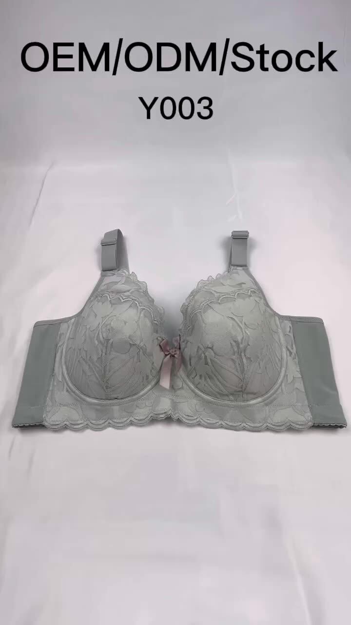 In-stock Items Wireless Solid Seamless Floral Print Lace Bralette Wire ...