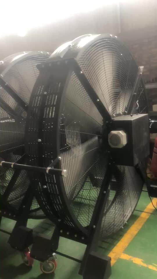 Big Industrial Mobile Fan On Floor For Gym - Buy Gym Electric Floor Fan ...