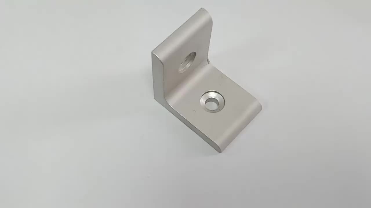 310.2600a.01 Silver Metal Right Angle Bracket Aluminum Profile L Shape ...