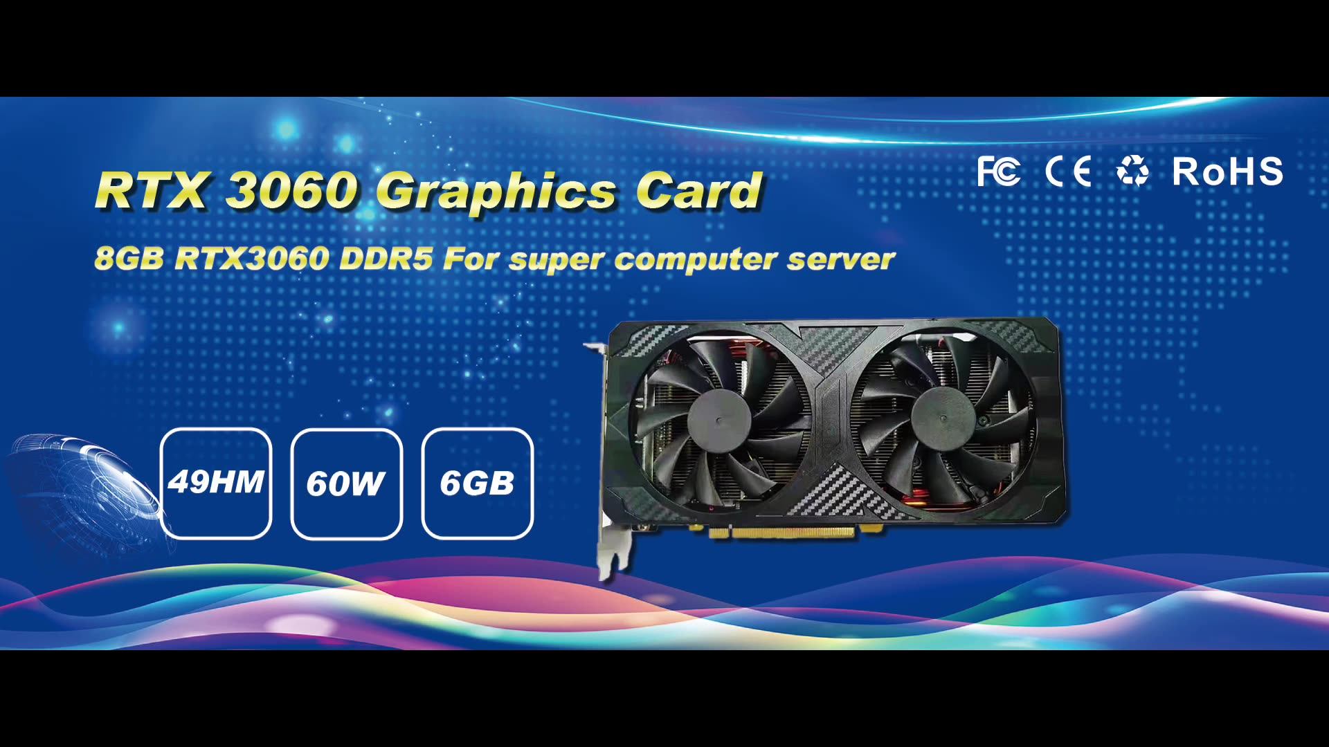 Original Video Card Rtx 3060 6gb 192bit Gddr6 Gpu Card Rtx 3060 3060ti ...