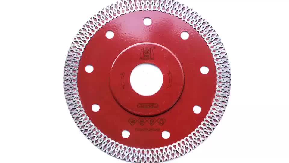 105mm Super Thin Turbo Porcelain Blade Diamond Cutting Disc For Ceramic ...