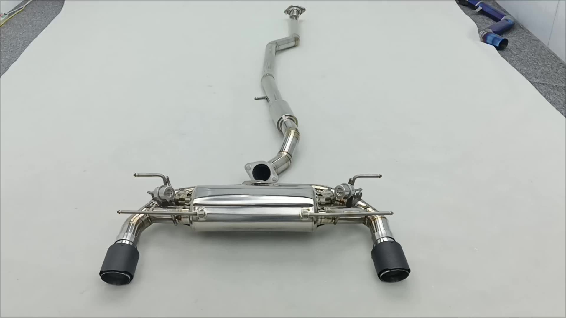 Coc Valved Sport Exhaust Catback Muffler For Mazda Mx-5 Nc 2.0 2009 ...