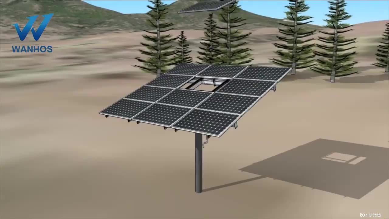 Pv Mounting Systems Home Pole Mount Solar Panel Stand Structure Solar ...