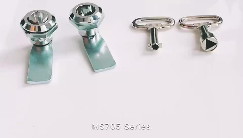 Ms705 Cabinet Quarter Turn Electric Door Triangle Cylinder Cam Lock ...