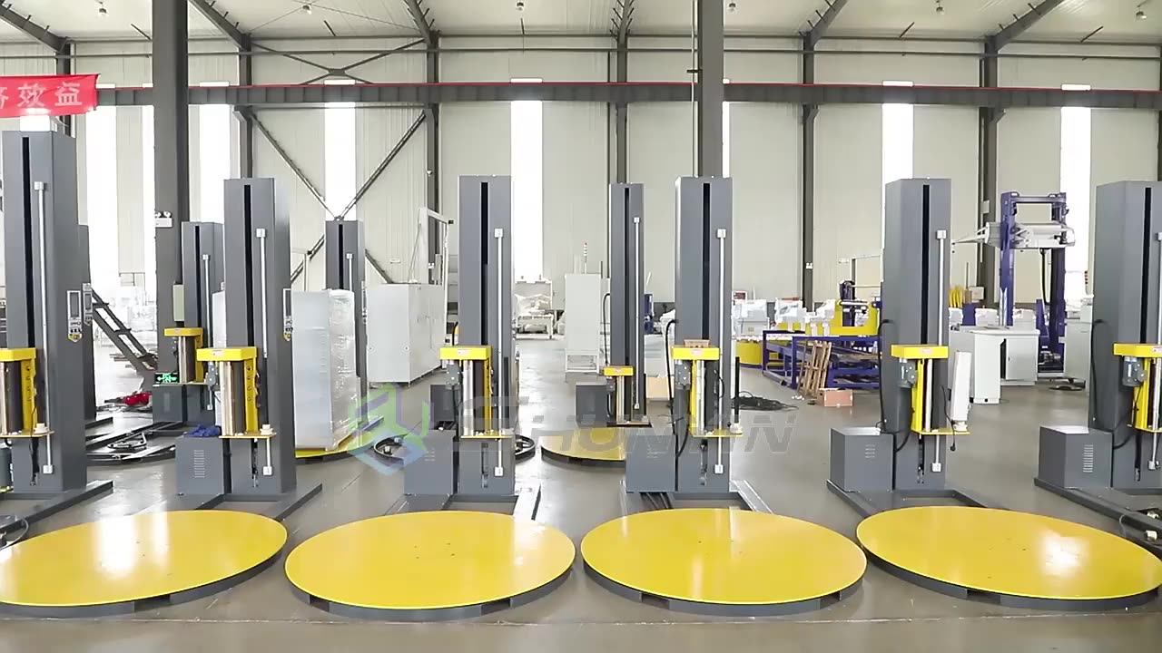 Industrial Stretch Wrapper Stretch Film Wrapping Machine Pallet ...