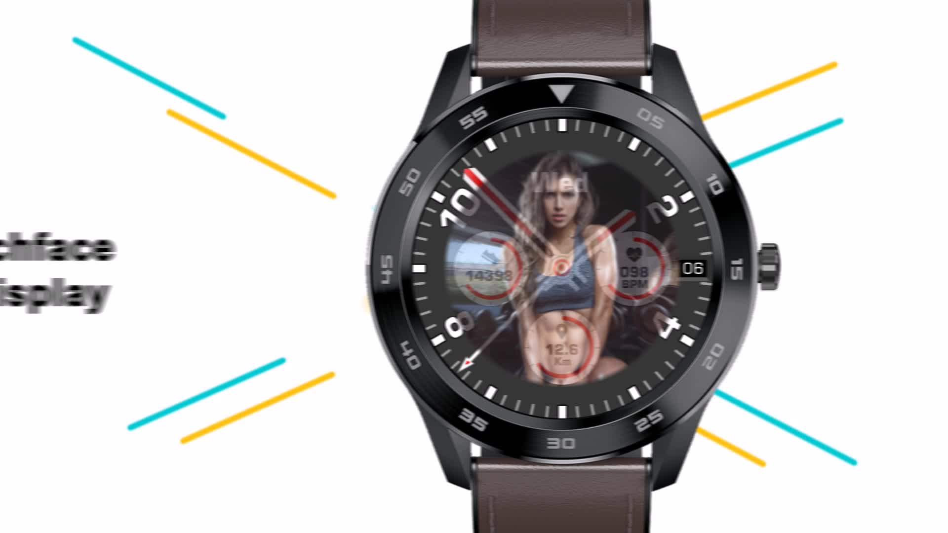 Reloj Inteligente Dt No.1 Dt98,Pulsera Con Pantalla Táctil Redonda ...