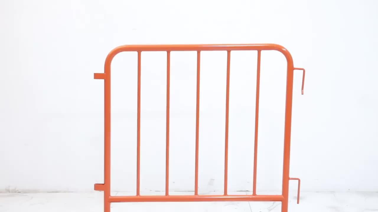 Security Portable Steel Construction Safety Barriers And Concert Crowd ...