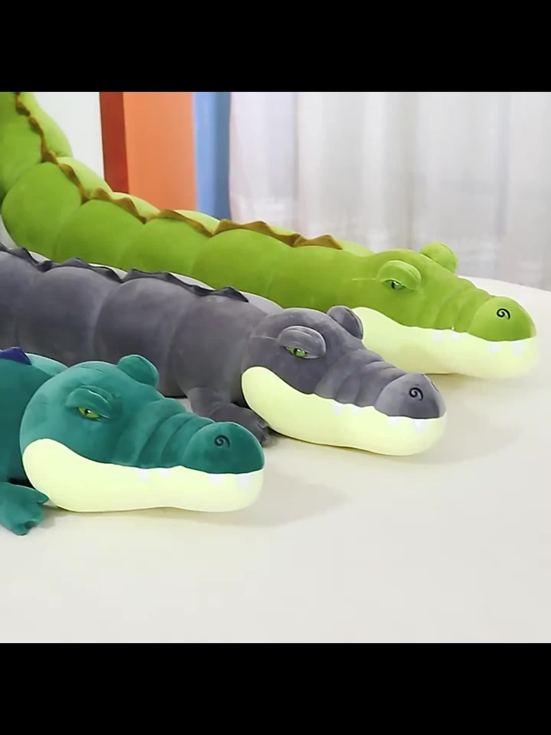 Greenmart Simulation Alligator Plush Animal Toy Stuffed Crocodile Toy ...