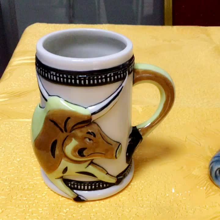 Cookie Monster Custom Ceramic Porcelain Coffee Dunk Mug Travel Mug ...