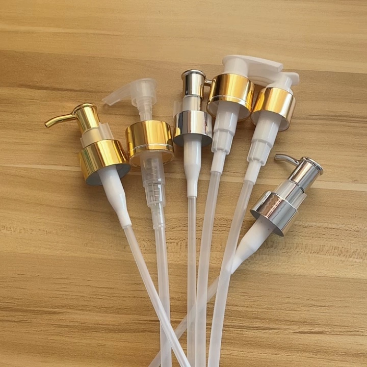 High Quality Lotion Pump 24/410 28/410 With Golden / Silver Coating Lotion Pump - Buy Customized ...
