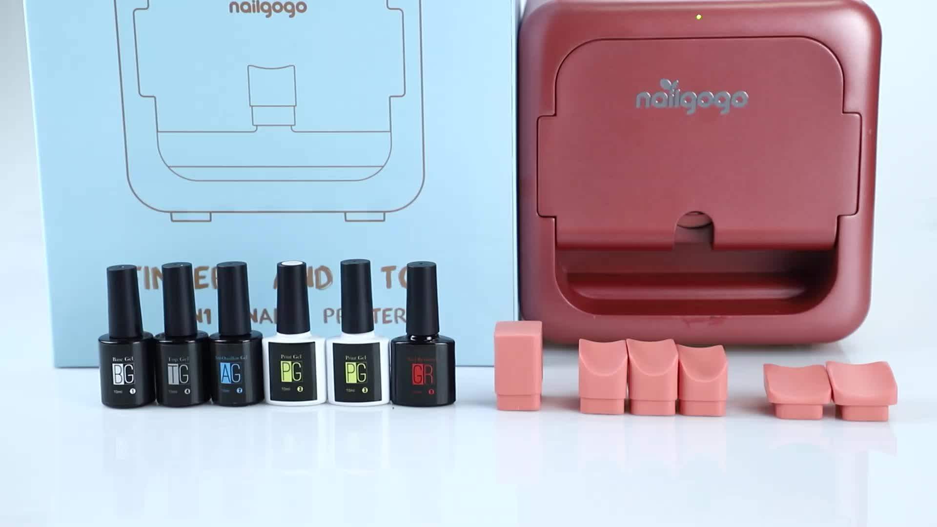 China Best Professional 3d Nail Printer Finger And Toe Nail Printing ...