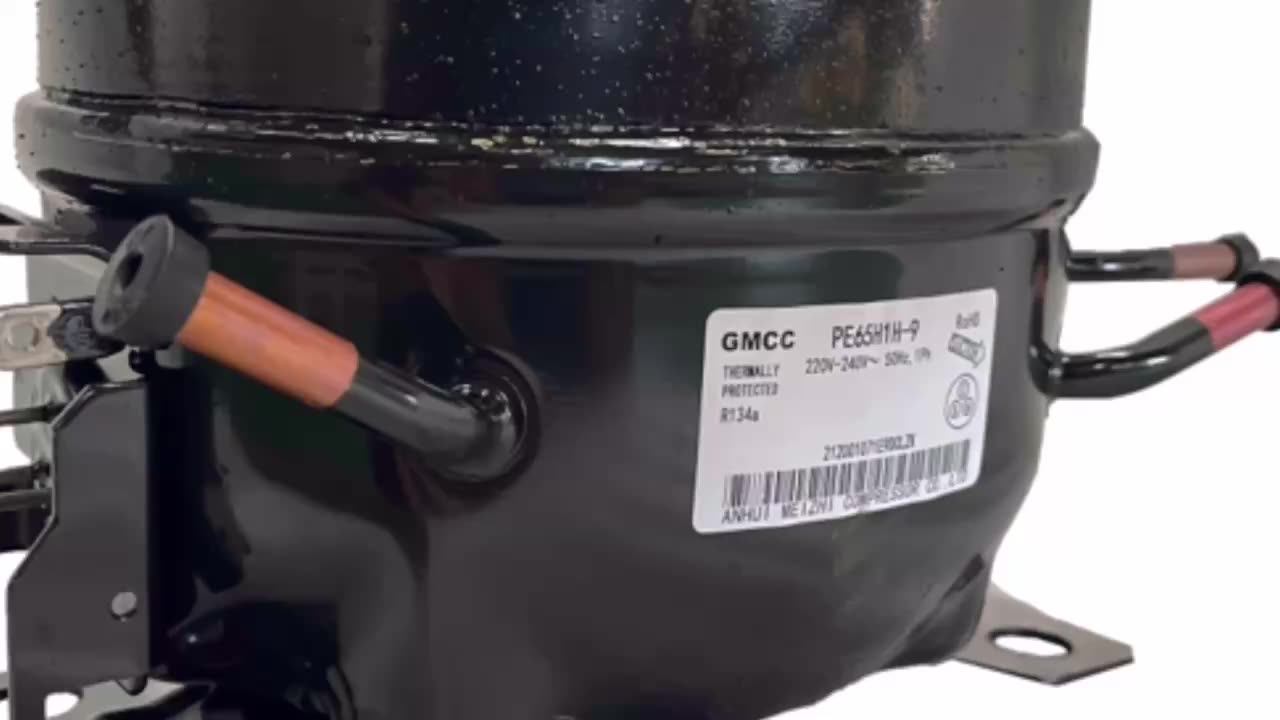 Gmcc Refrigerator Compressor 1/6hp R134a Compressor Se45e1j-9 Wide ...