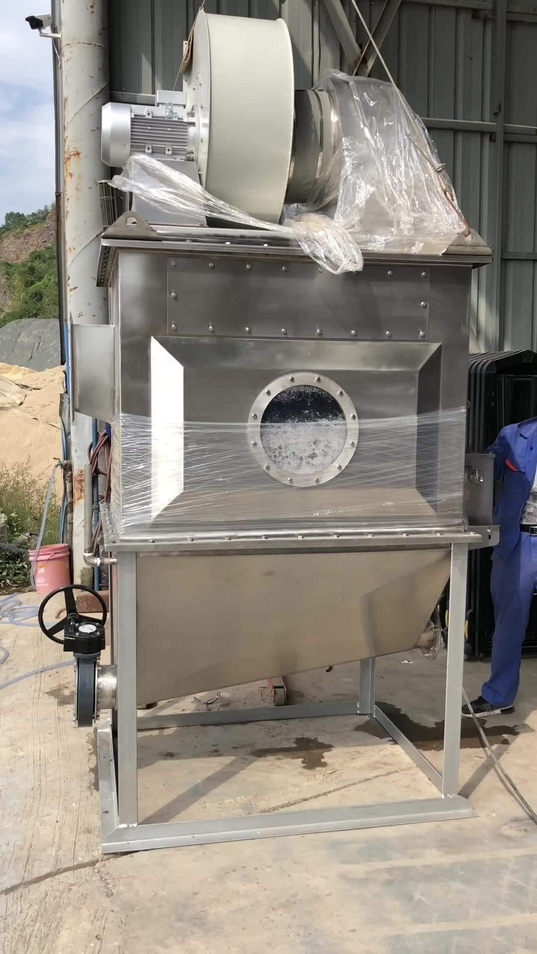 A Stainless Steel Wet Scrubber To Dissolve Hcl Fumes/glue Industry Line ...