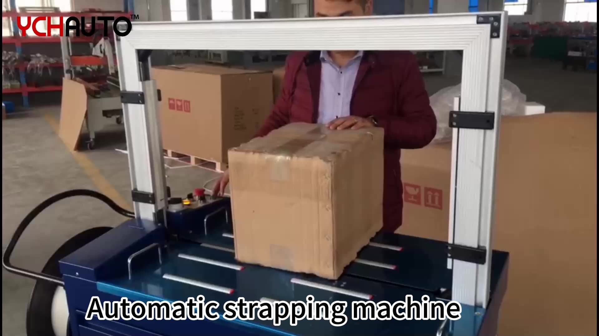 Carton Box Banding Machines Tying Packages Machinery Food Industries ...